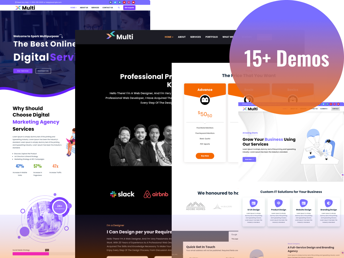 Spark Multipurpose WordPress Themes